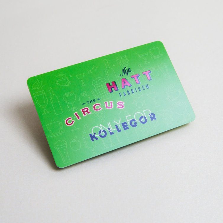 Plastkort med matt finish | Snygga visitkort